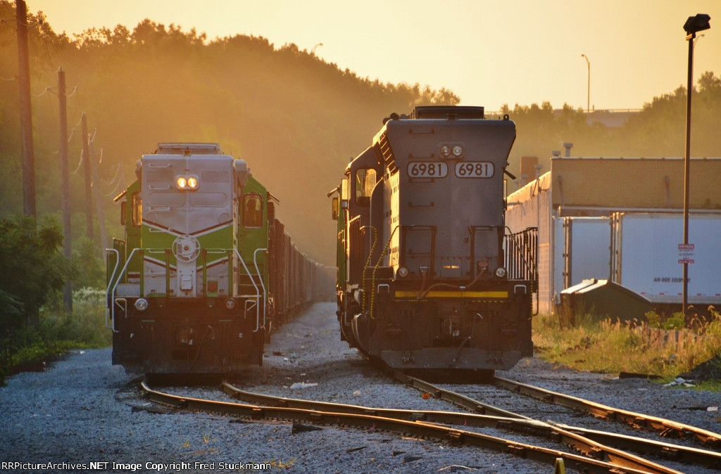 WE 6988 & 6981 part company.